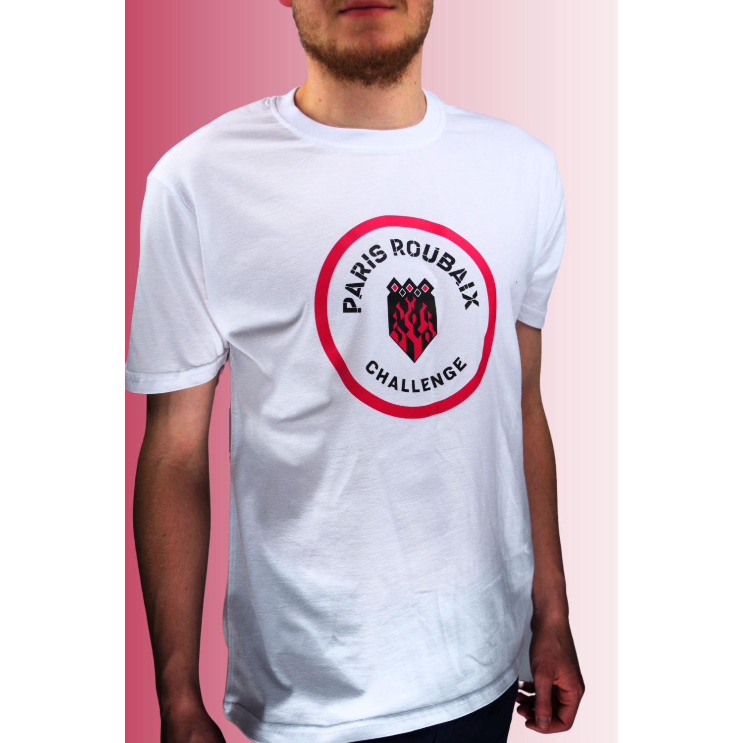 Paris Roubaix Challenge Logo 2023 Mixed Black T-shirt